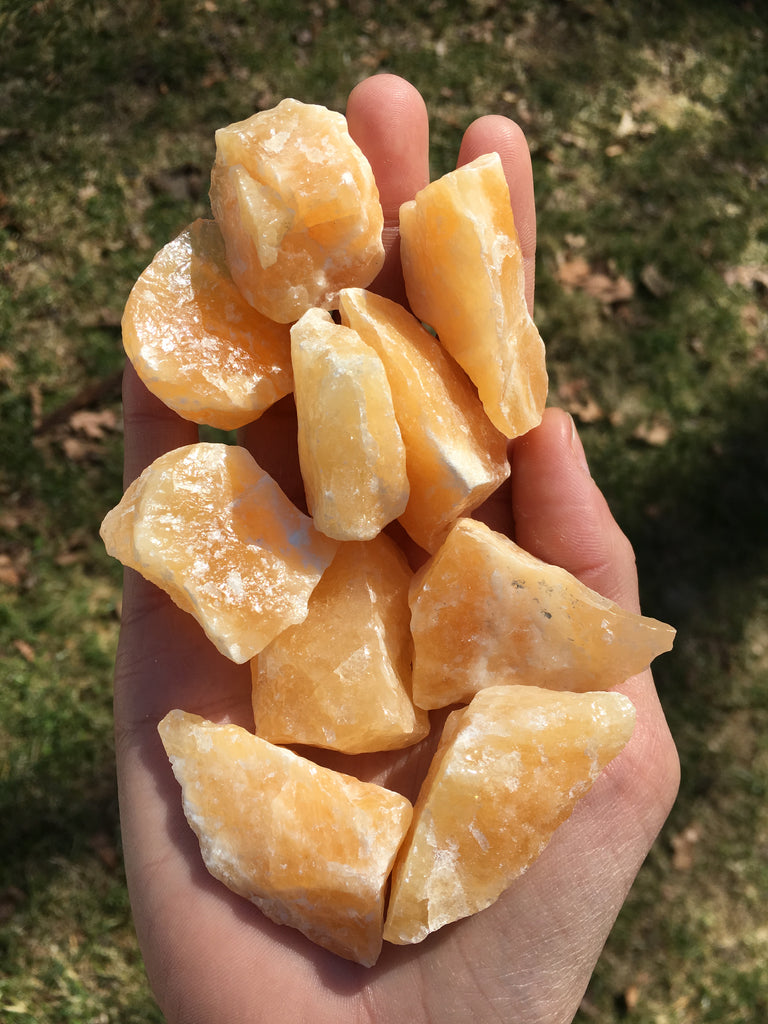 Orange Calcite – GratefulGemHead