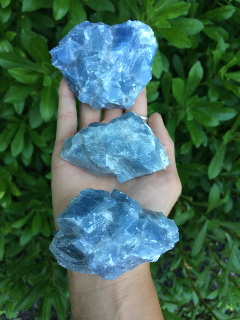 Blue Calcite – GratefulGemHead